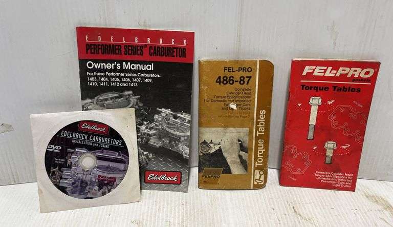 Engine spec. and carburetors tuning books - Albrecht Auction Service