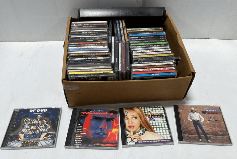 (50) Assorted pre-owned CDs, 10- CDs sealed, new, nice variety ...
