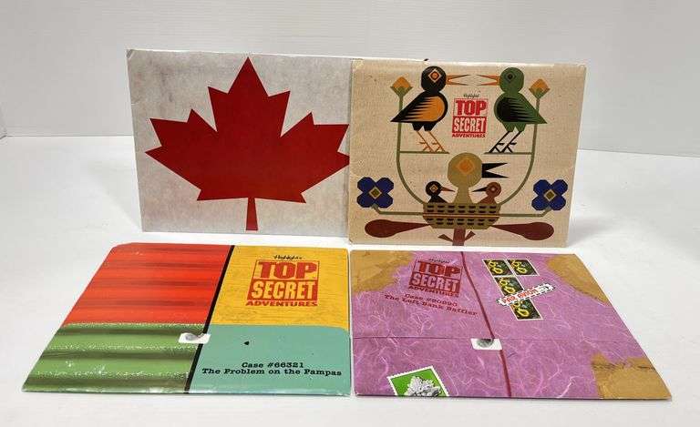 (22) Highlight top secret adventures cards, all appear new - Albrecht ...