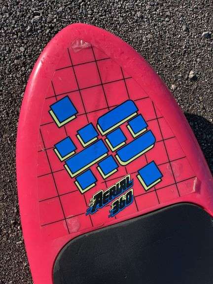 Water Sports kneeboard, H.O. brand, pink/black in color, 48"L, used ...