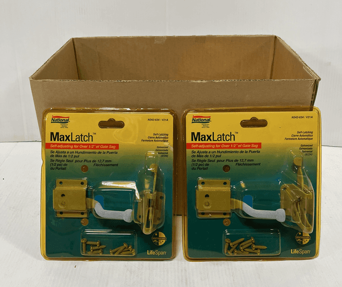 (10) National Hardware MaxLatch self-adjusting/self-latching gate ...