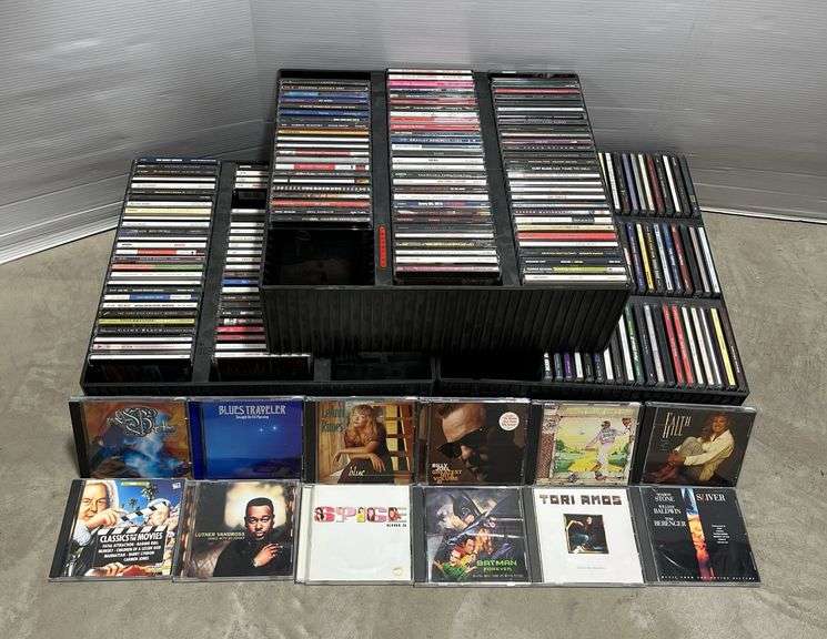 Older music CD collection, in 3 crates, 15" x 17" - Albrecht Auction ...