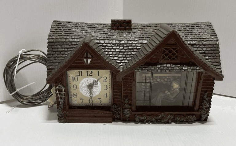 A-Haddon original "Home Sweet Home", Model No. 30, kitchen clock, 12 1/ ...