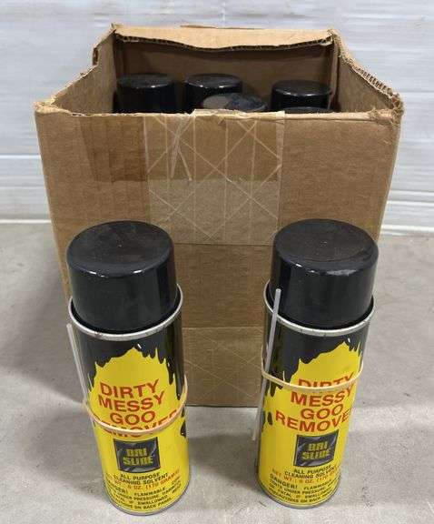 (8) Cans Dri Slide goo remover, new - Albrecht Auction Service