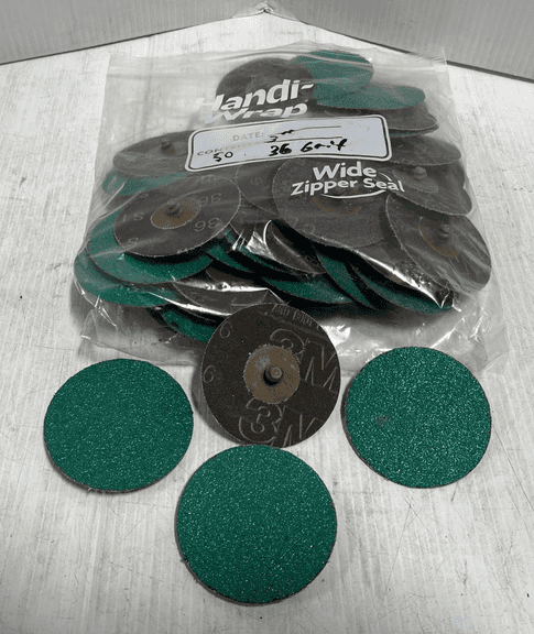(50) Rollock 3" sanding discs, 36-Grit - Albrecht Auction Service