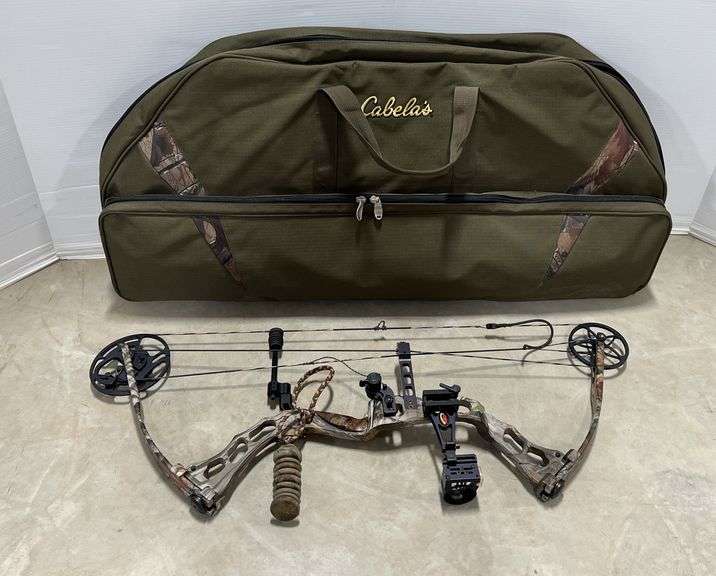 Parker 50 to 60 lb. compound bow and sight, case, release, hunting ...
