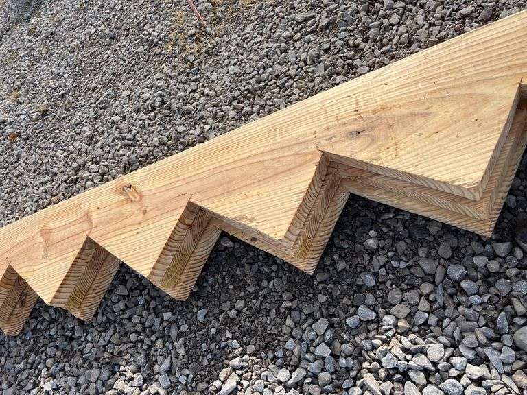 (3) Stair steps, 2" x 12" x 11'10", some rungs have damage, used ...