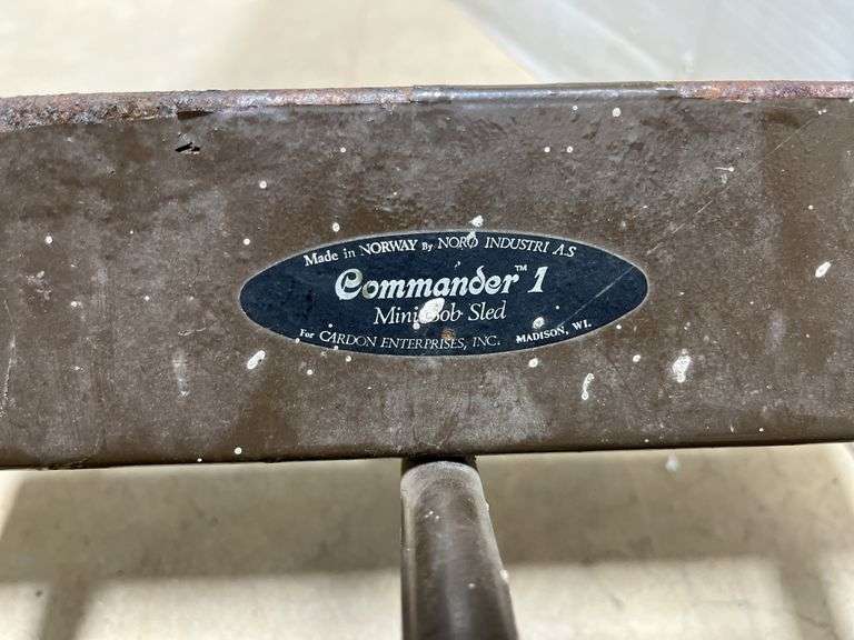 Older sled with brake, Commander One, Mini-Bobsled, made in Norway for ...