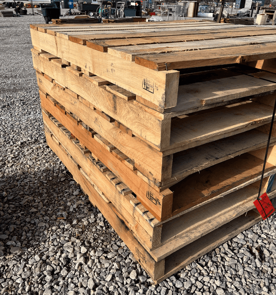 (6) Heavy duty wooden skids, 48" x 48", excellent - Albrecht Auction ...