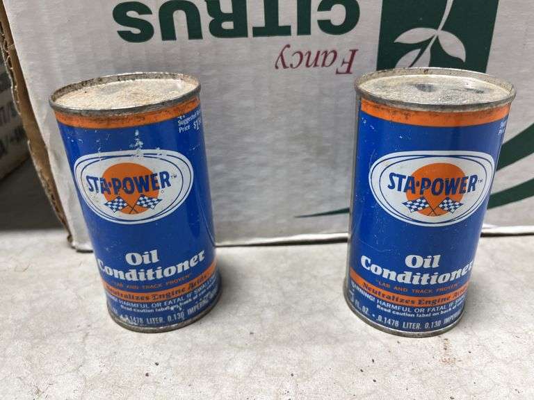 (17) Pint cans of STA power auto transmission and power steering ...