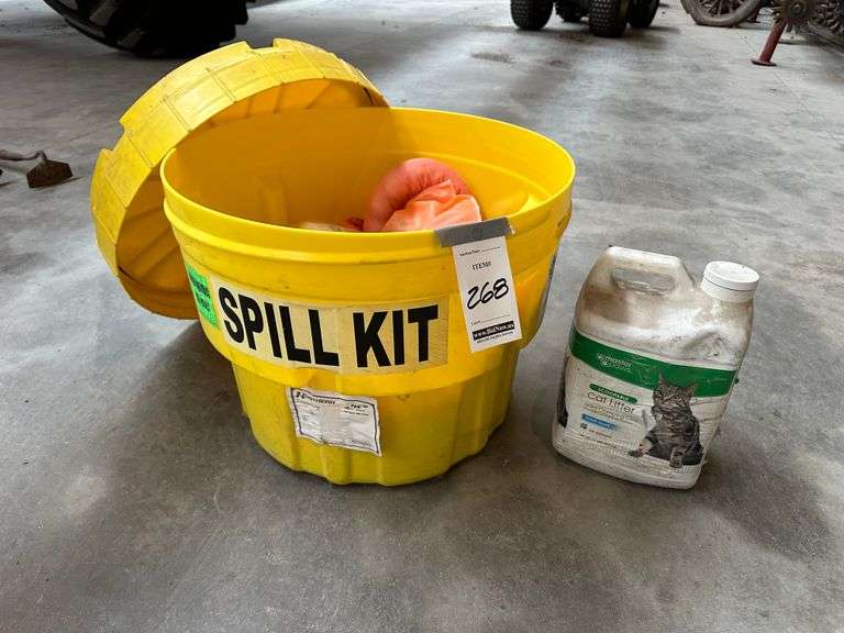 Enpac 20 Gallon Salvage Drum/Spill Kit - Albrecht Auction Service