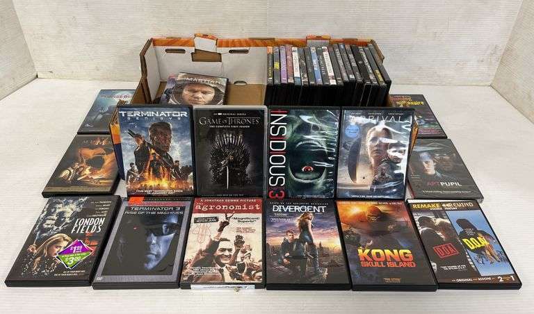 DVDs and CDs, used - Albrecht Auction Service