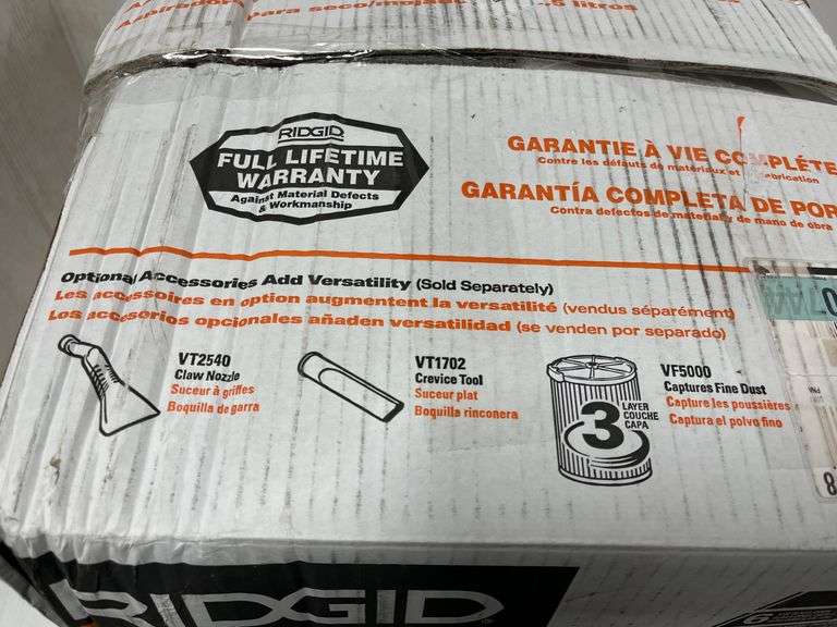Husky 6-gallon wet/dry shop vac, 3.5 peak horsepower, with NXT tug-a ...