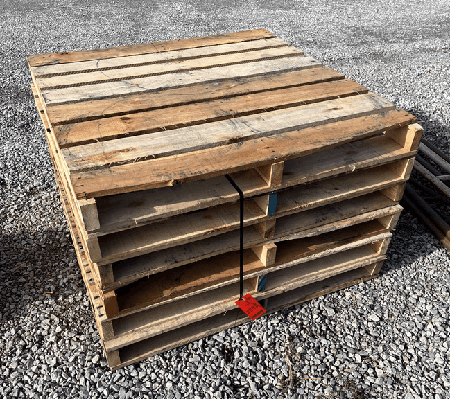 (6) Heavy duty wooden skids, 48" x 48", excellent - Albrecht Auction ...