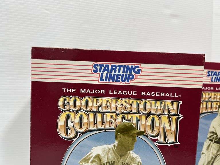 (4) Older Cooperstown Collection Starting Lineup large figures, 11"H, new - Albrecht Auction Service