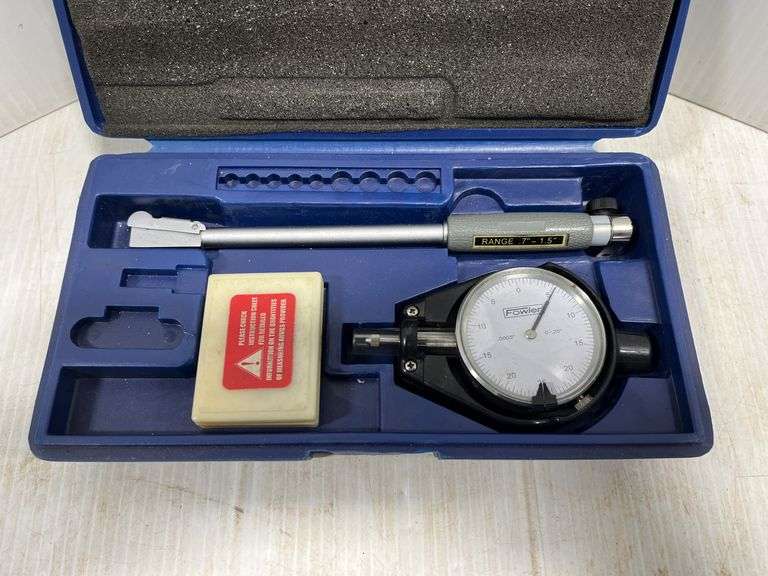 Fowler bore gauge, 7" to 15", like new - Albrecht Auction Service