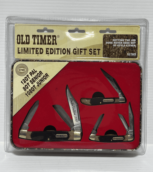 Old Timer limited edition gift set, includes: 3- Folding knives and ...