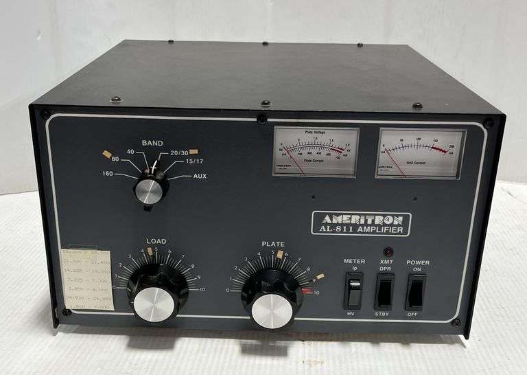 Ameritron AL-811 Linear amplifier, 600 Watts, 13 1/2"W, only used a few times, like new ...