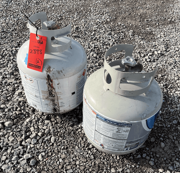 (2) Propane tanks, full and half full - Albrecht Auction Service