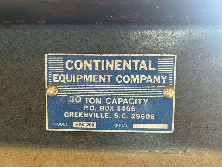 Continental Shop Press with Accessories, 60,000 lb. Capacity - Albrecht ...