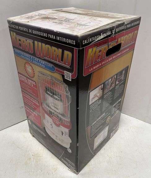Kero World Kerosene Heater, 10,500 BTU, NIB - Albrecht Auction Service