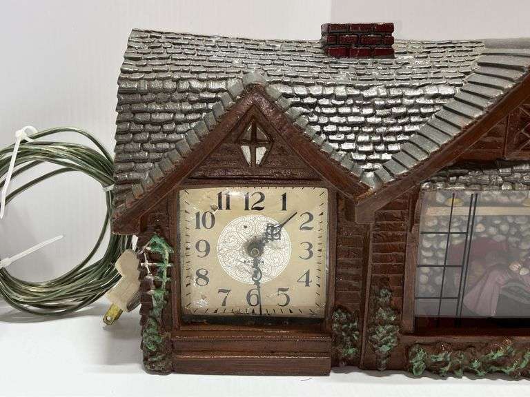 A-Haddon original "Home Sweet Home", Model No. 30, kitchen clock, 12 1/ ...