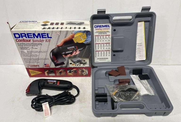 Dremel contour sander kit, excellent, in box - Albrecht Auction Service