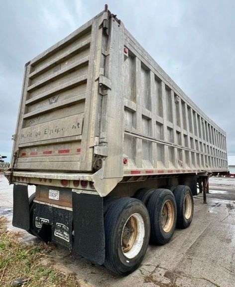 1999 Alfab Dump Trailer, 38'L x 102"W x 96"H Sidewalls, 74b Tri-Axle ...