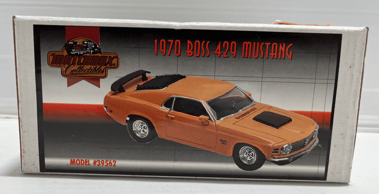 Matchbox 1970 Mustang, box- 7"W - Albrecht Auction Service
