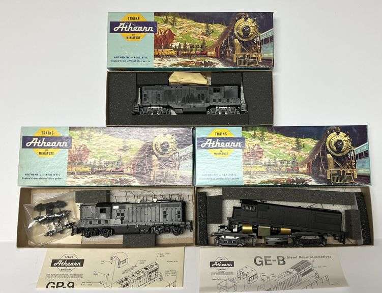 Athearn GP7 undecorated dummy diesel locomotive HO scale, Athearn GP9 ...