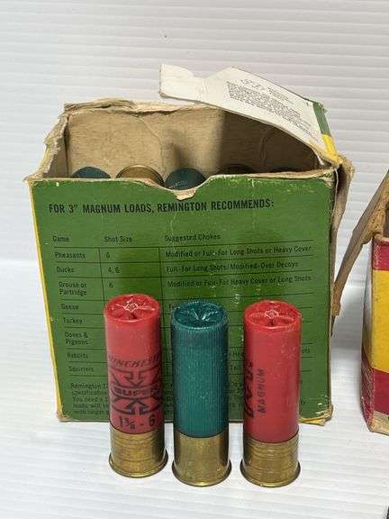 (10) Boxes of 12-gauge shotgun shells, includes: 3- Full boxes of ...