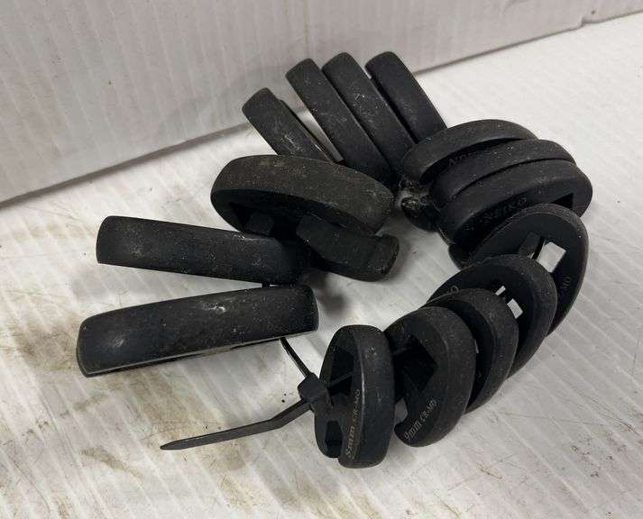 Metric crowfoot wrench set, heavy duty, Neiko Brand, 8mm to 24mm ...