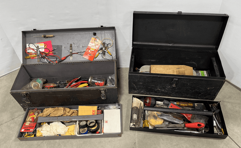 (2) Portable tool boxes, includes: 1- General Electric, 1- Unbranded ...