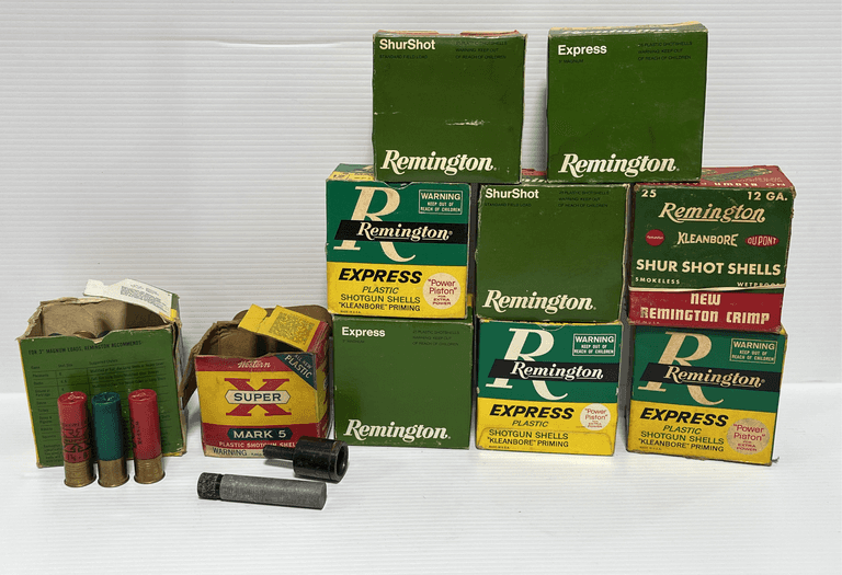 (10) Boxes of 12-gauge shotgun shells, includes: 3- Full boxes of ...