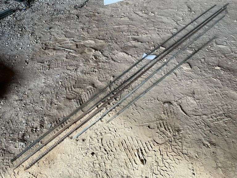 Group of Rebar and Grounding Rod, Up to 10' long - Albrecht Auction Service