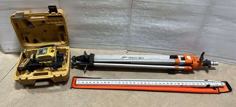 Laser level kit, commercial duty, topcon RL-SV25 with LS-1DOD, heavy ...