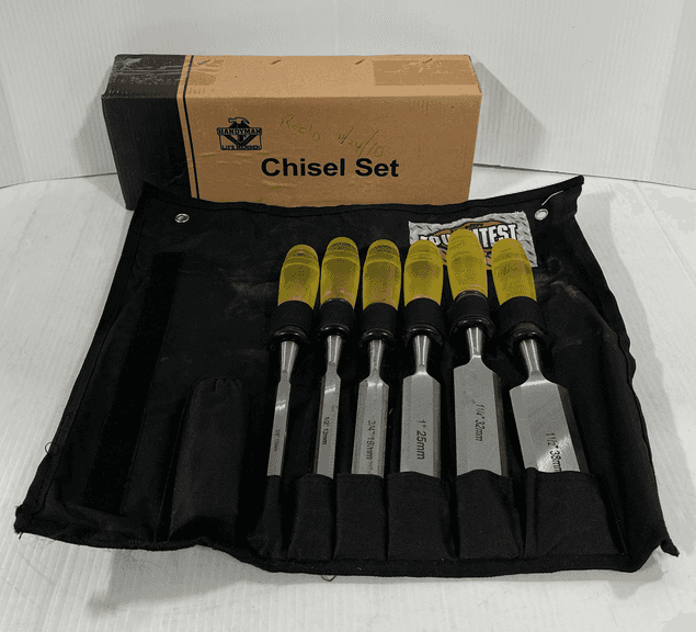 Handyman 6-piece chisel set, NIB - Albrecht Auction Service