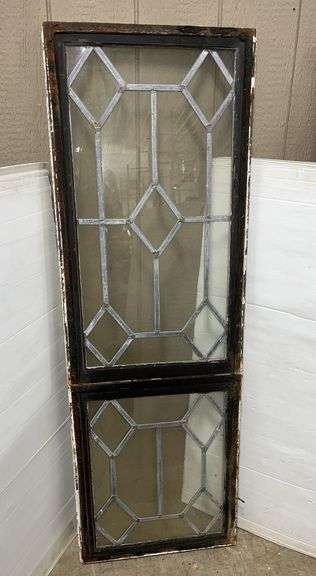 Old window, 60" x 20" - Albrecht Auction Service