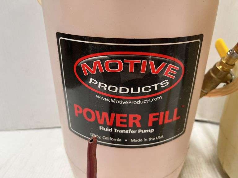 Pressurized oil, trans fluid, or gear lube dispensers, hold 10-quarts ...