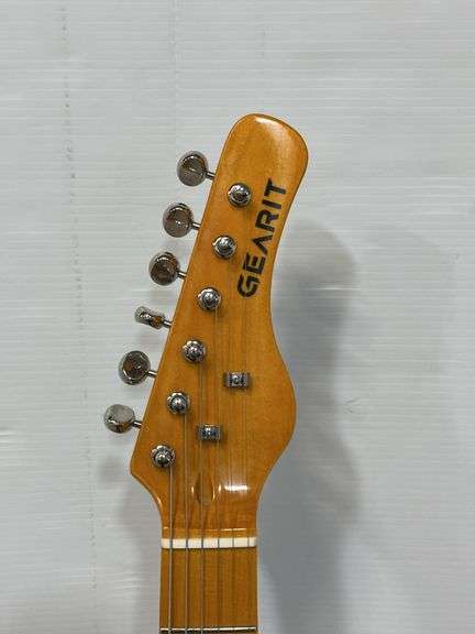 Gear-It full size slimline tele-type electric guitar, semi-hollow body ...