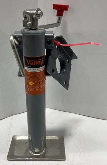 Valley trailer jack, 2,000 lbs., new - Albrecht Auction Service