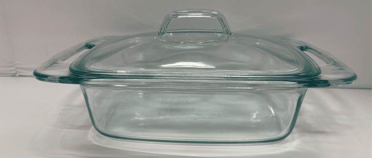 Pyrex 2-quart casserole dish with lid, 8 1/2"W, never used - Albrecht ...