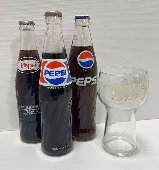 Vintage 1950 to 1960's replica of Pepsi-Cola limited edition bottle; 10 ...