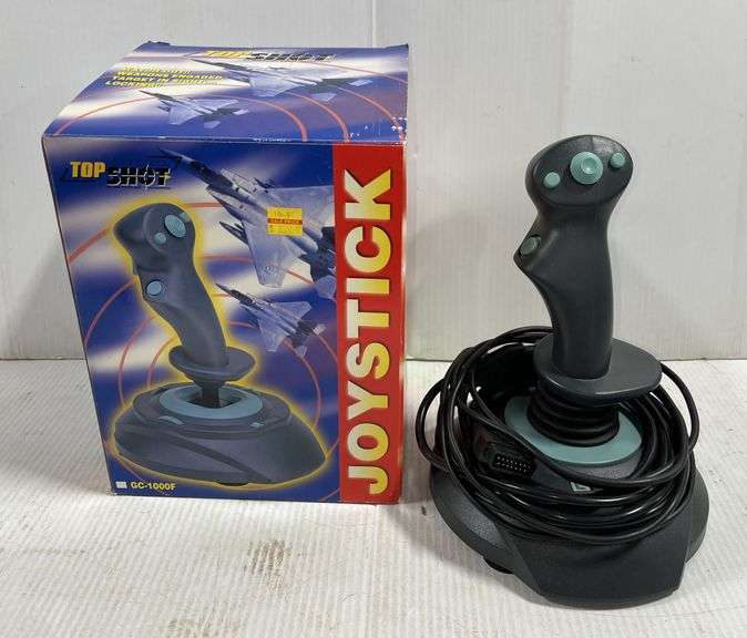 Top Shot Joystick for IBM PC/XT compatible, used - Albrecht Auction Service