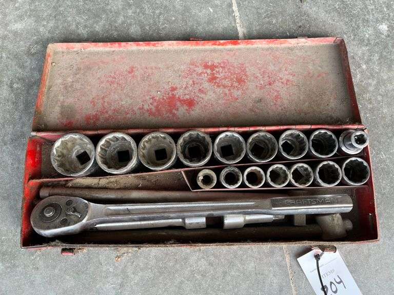 3/4" Sockets (3/4" to 2") with Craftsman Ratchet and Slide Wrenches ...