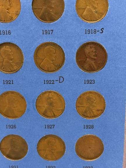 Complete Whitman Book of (90) Lincoln Pennies from 1909 to 1998 ...