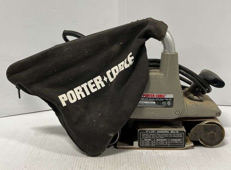 Porter-Cable, belt sander with dust pick-up, works great - Albrecht ...