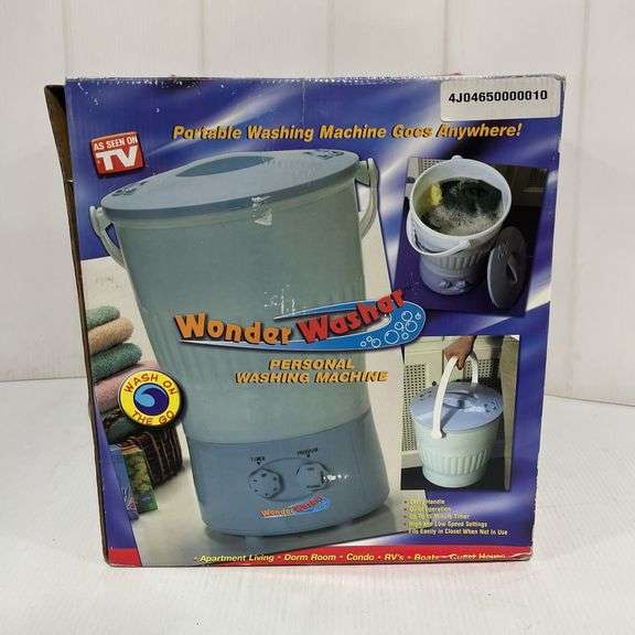 Wonder Washer portable washing machine, two settings and a 15 minute ...