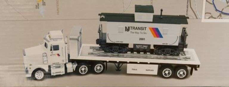 New Jersey Transit "Flatbed Toy Truck with Caboose", made exclusively ...