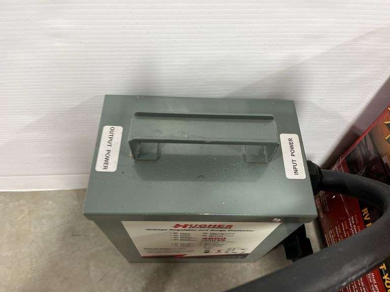 Hushes 50 Amp autoformer, 12,000W capacity, 4800 joules surge protector ...